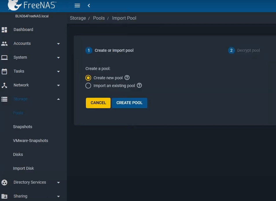 Create Windows Sharing Server easy way with FreeNAS in 2020