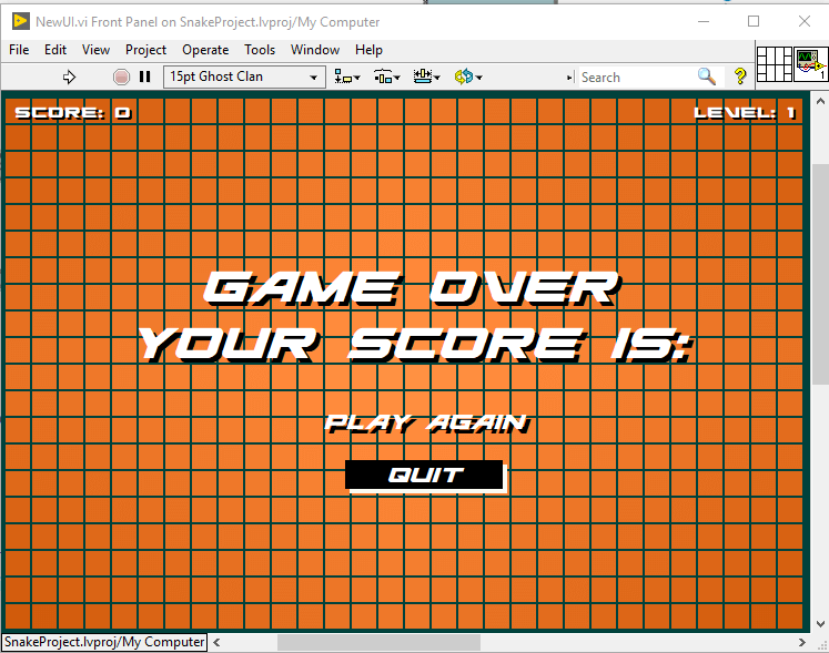 Create Snake Game In LabVIEW part 2 | blnLabs Create Snake Game In LabVIEW part 2 | blnLabs