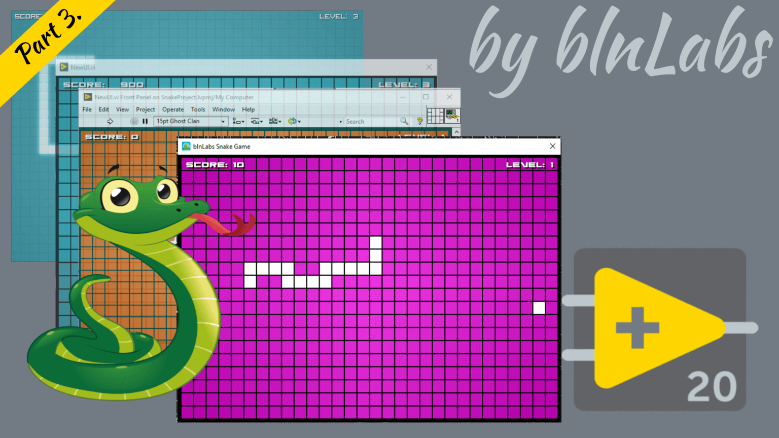 Create Snake Game In LabVIEW Part 3 BlnLabs
