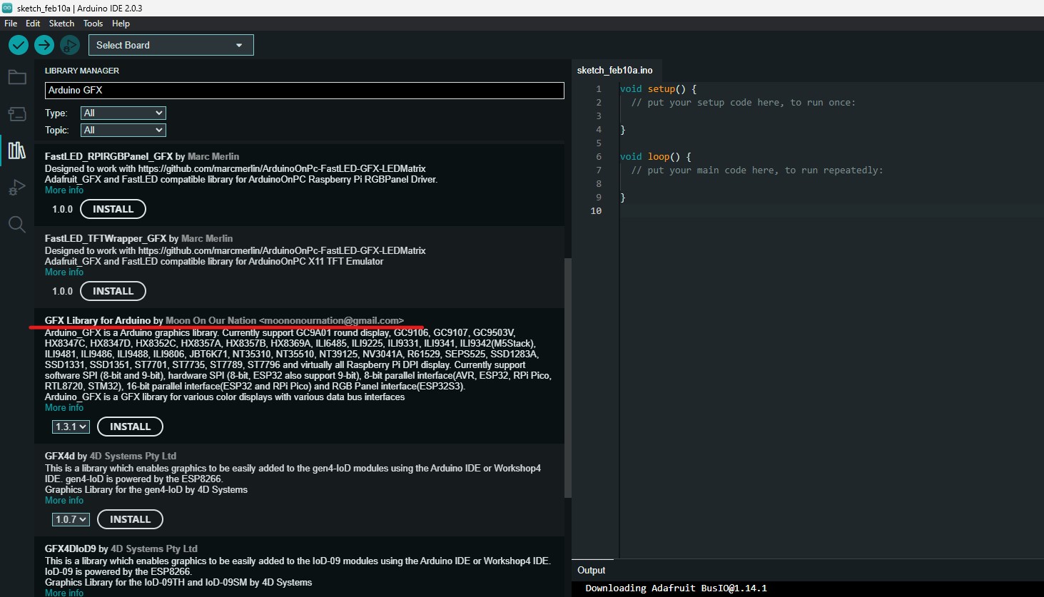 Learn with ChatGPT - Round LCD Display | blnLabs