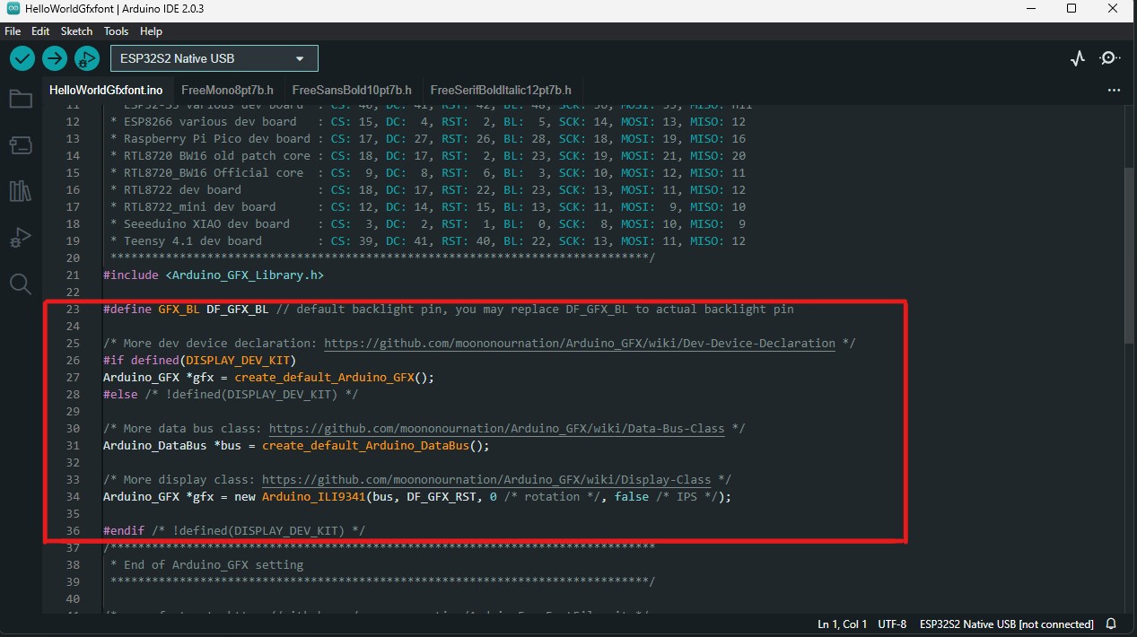 Learn with ChatGPT - Round LCD Display | blnLabs